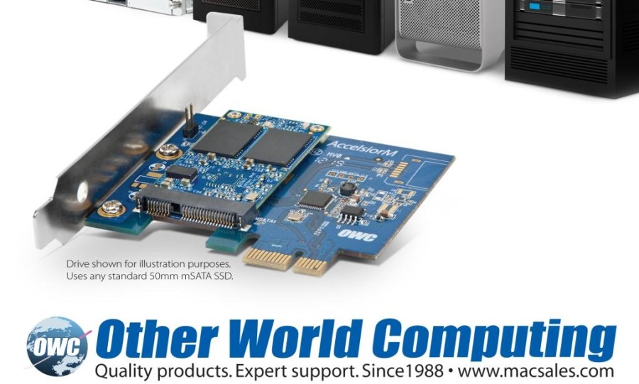 OWC Announces Mercury AccelsiorM PCIe Card For Integration of mSATA ...
