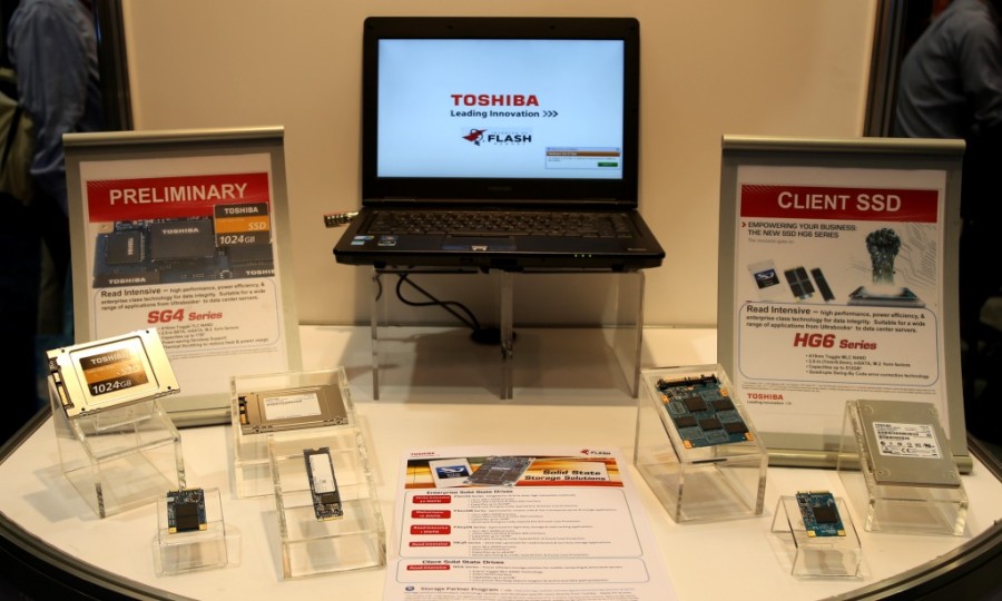 Toshiba Displays SG4 TLC Toggle Mode Flash Based SSD - FMS 2014 Update ...