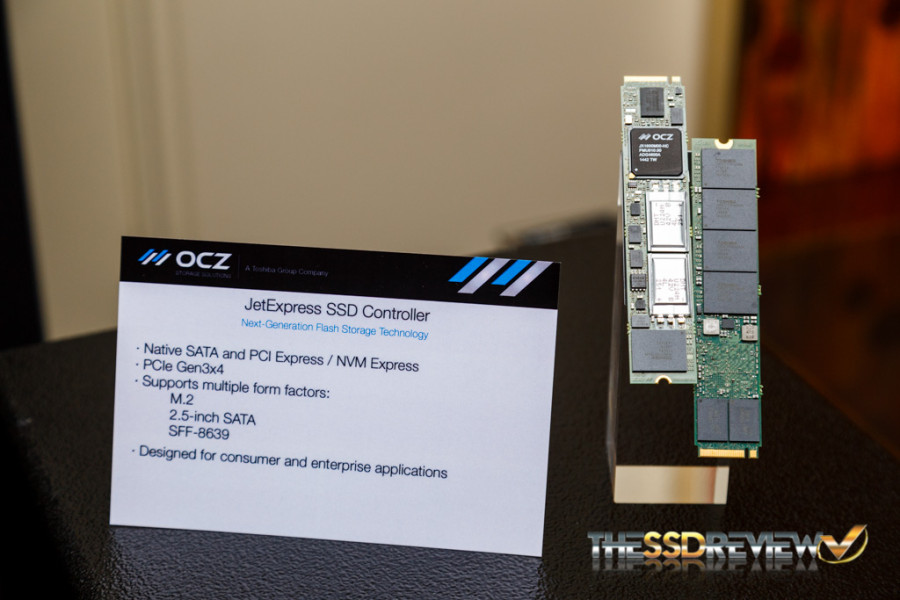 OCZ Displays New JetExpress Controller On New NVMe M.2 SSDs - CES 2015 ...