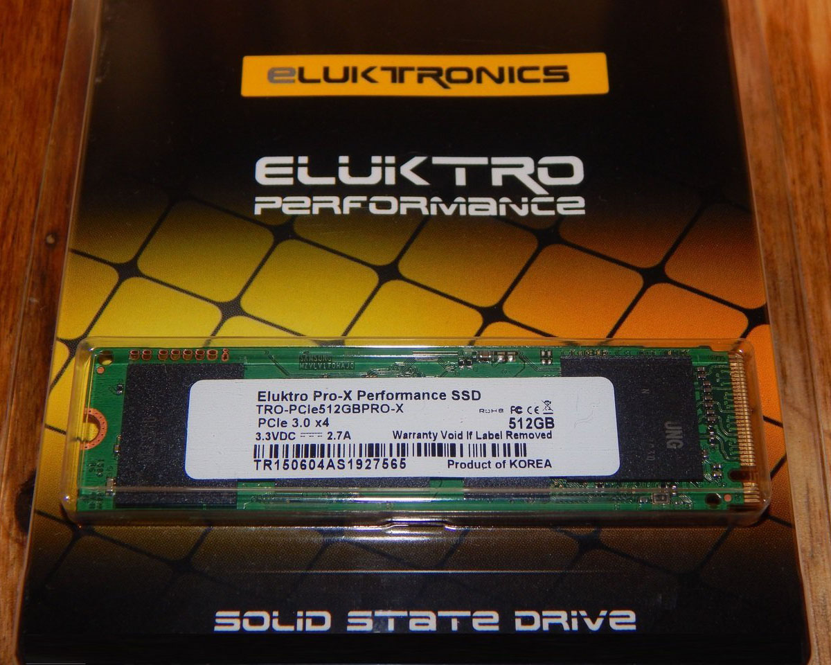 SSD of the Week - Eluktronics Eluktro Pro-X Performance - A Samsung ...