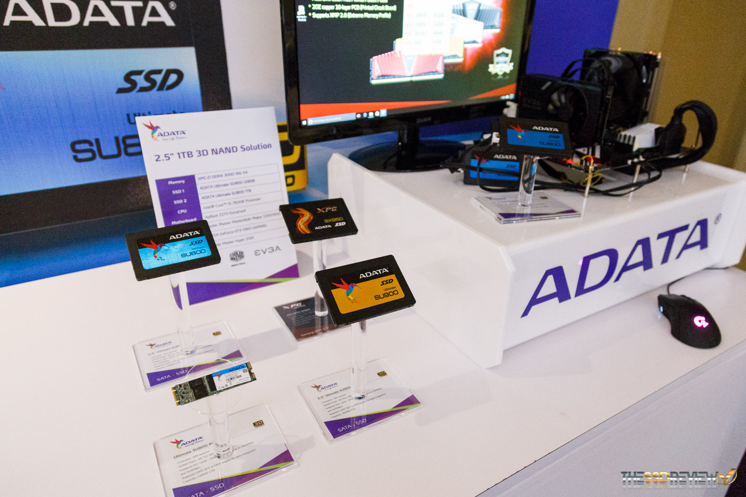 ADATA Reveals XPG 950 and Demos Latest NVMe SSDs in RAID - CES 2017 ...
