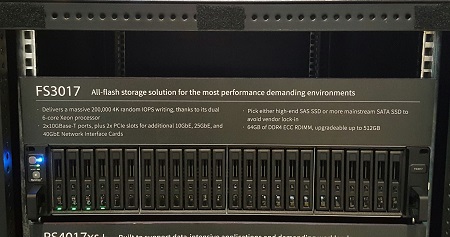 Synology Shows Off Latest All-Flash Storage Appliance