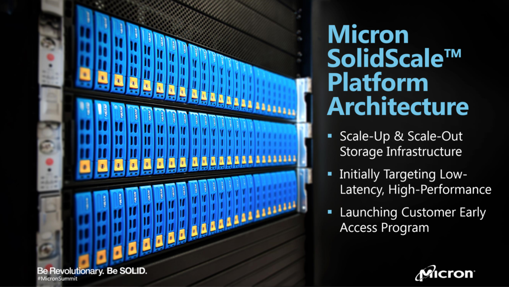 Micron Announces SolidScale Platform Architecture