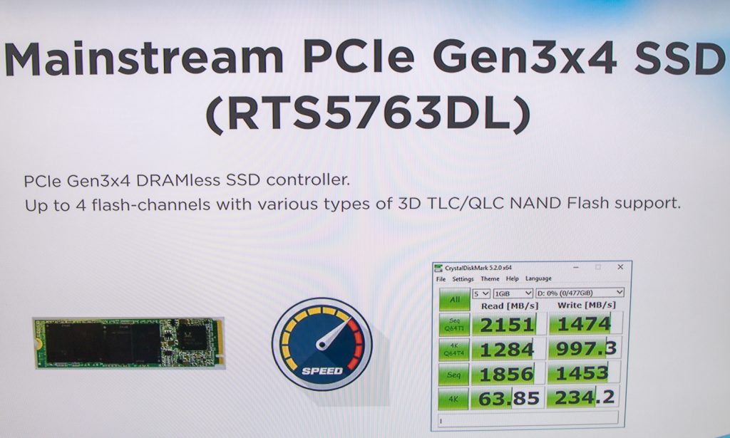 Realtek Shows off Newest NVME Controllers at 3.5GB/s - FMS 2018 Update ...
