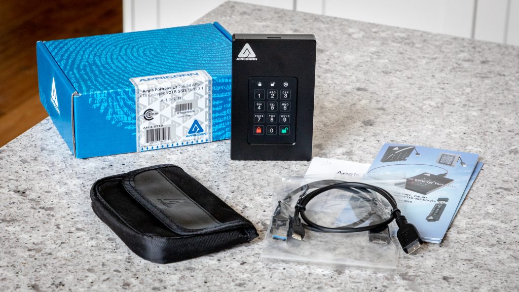 Apricorn Aegis Fortress L3 2TB External SSD Review - Top Level Data ...