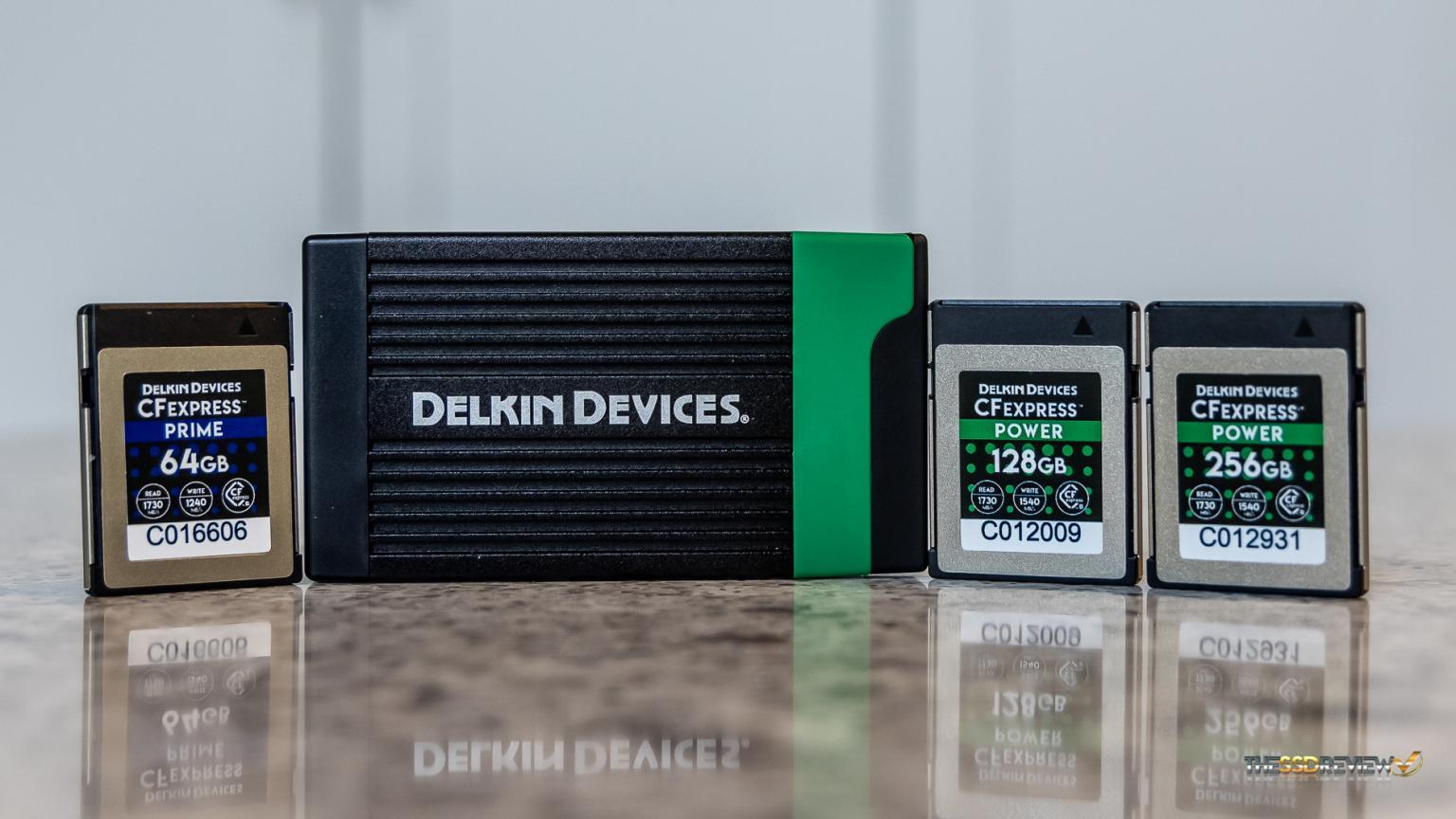 Delkin Devices 64GB, 128GB ands 256GB Power and Prime CFexpress Type B ...