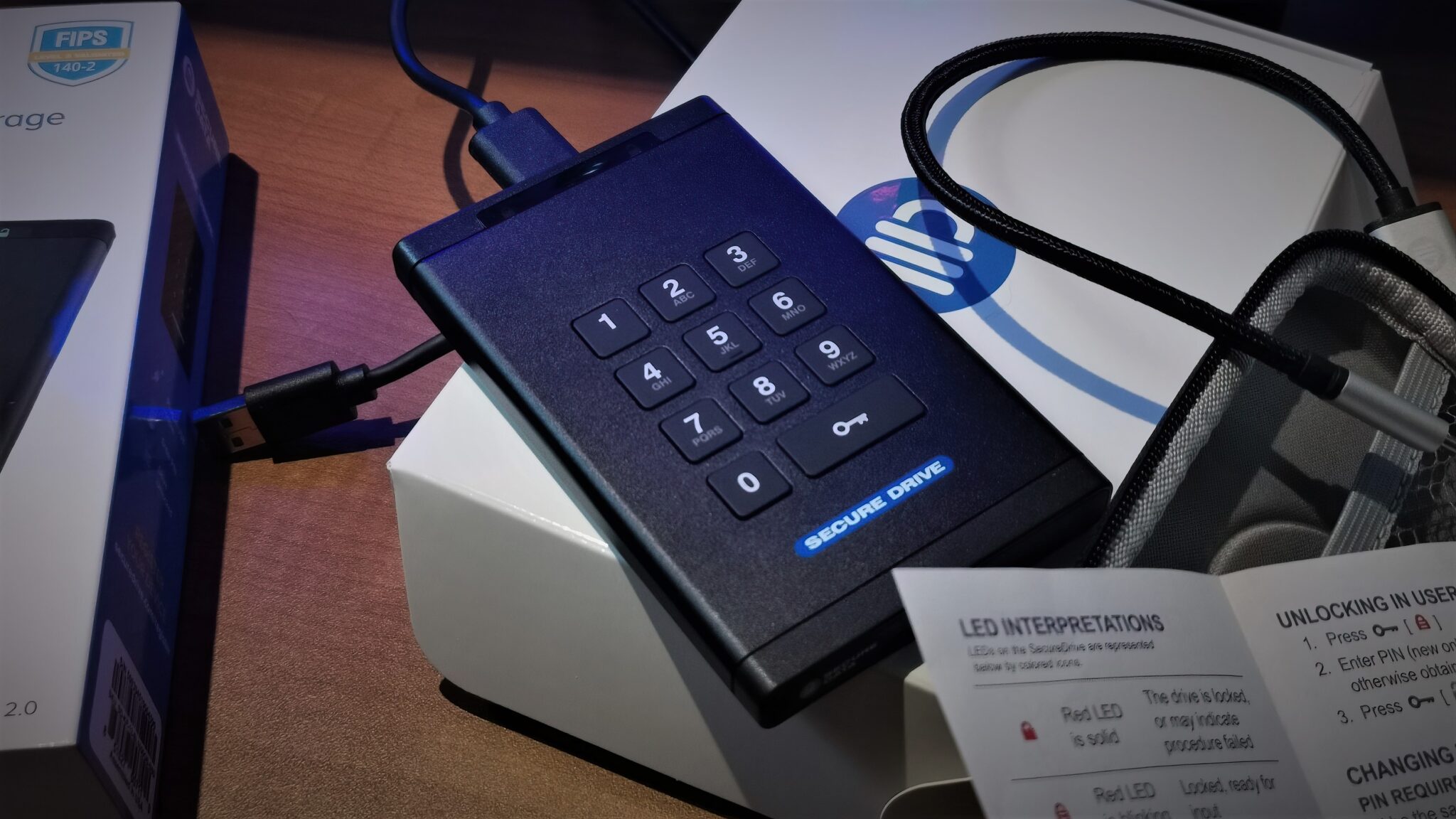 Secure Data SecureDrive KP 1TB Encrypted Portable SSD Review - FIPS 140 ...