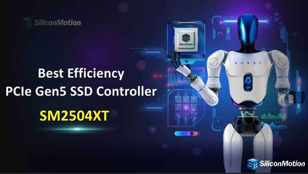 Our Sponsor SMI Shows off SM2504XT Gen5 and SM2324 USB4 SSD Controllers ...